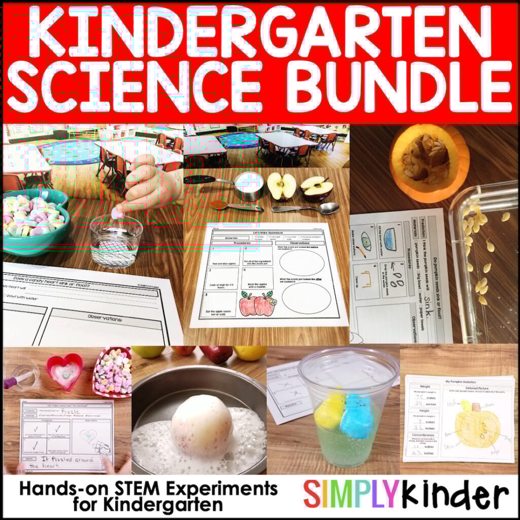 Kindergarten Science Bundle - Simply Kinder
