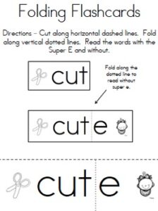 Silent E, Sneaky E, Long Vowel Printables and Activities - Simply Kinder