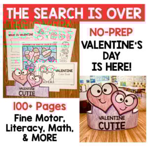 Valentines Day Activities Kindergarten, Craft, Writing, Literacy, Math ...