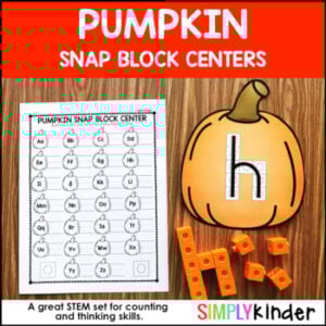 Snap Cube Activities Bundle - Simply Kinder