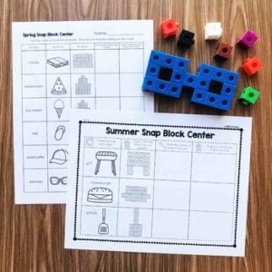 Summer Snap Cube Center - Simply Kinder