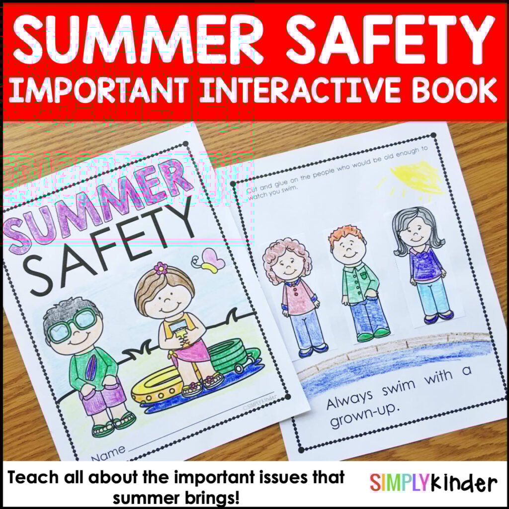Summer Activities - Summer Safety Book- Summer Activity Pages for ...