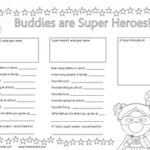 Super Hero Buddies / Get to know you Buddy Form - Simply Kinder