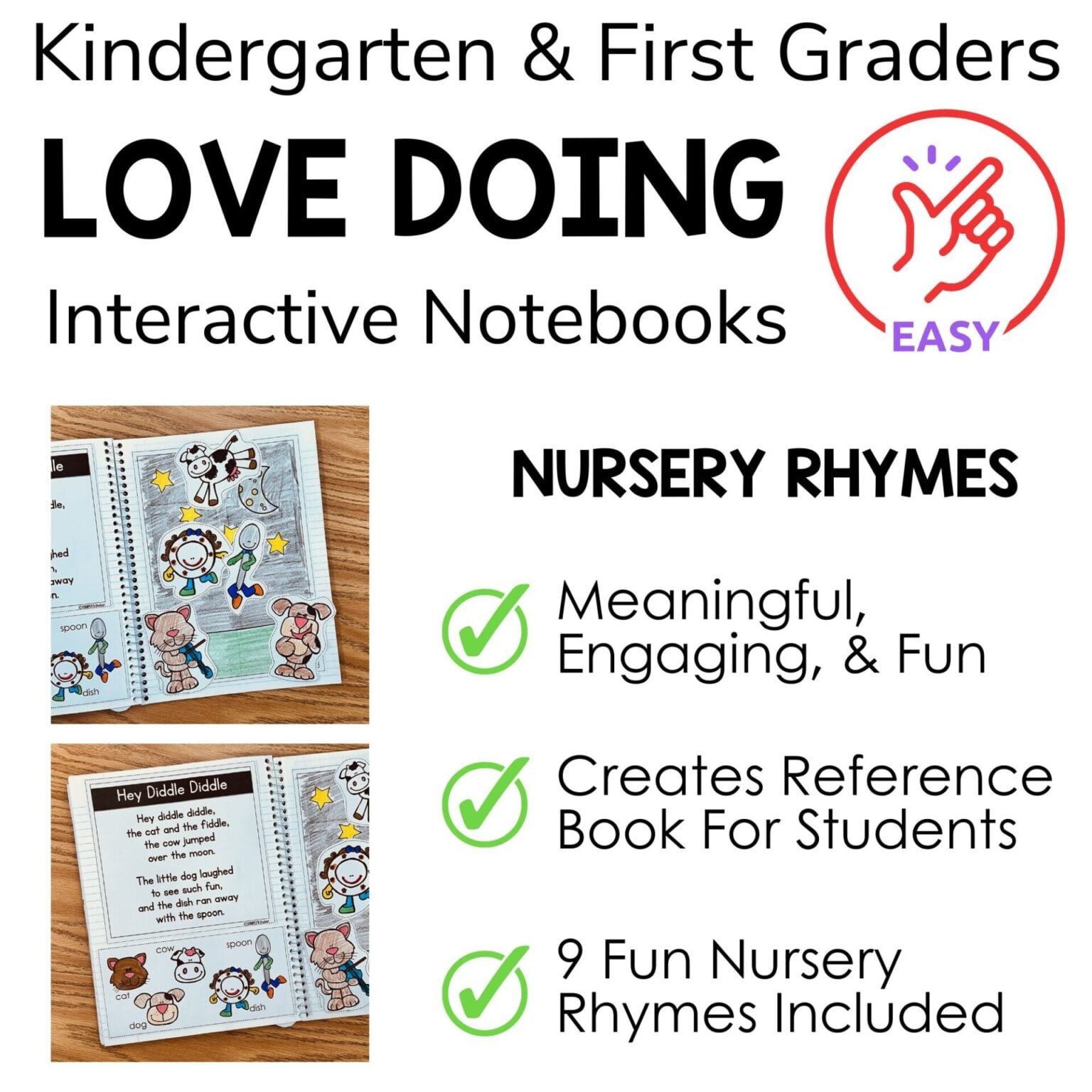 Nursery Rhyme Interactive Notebook - Simply Kinder