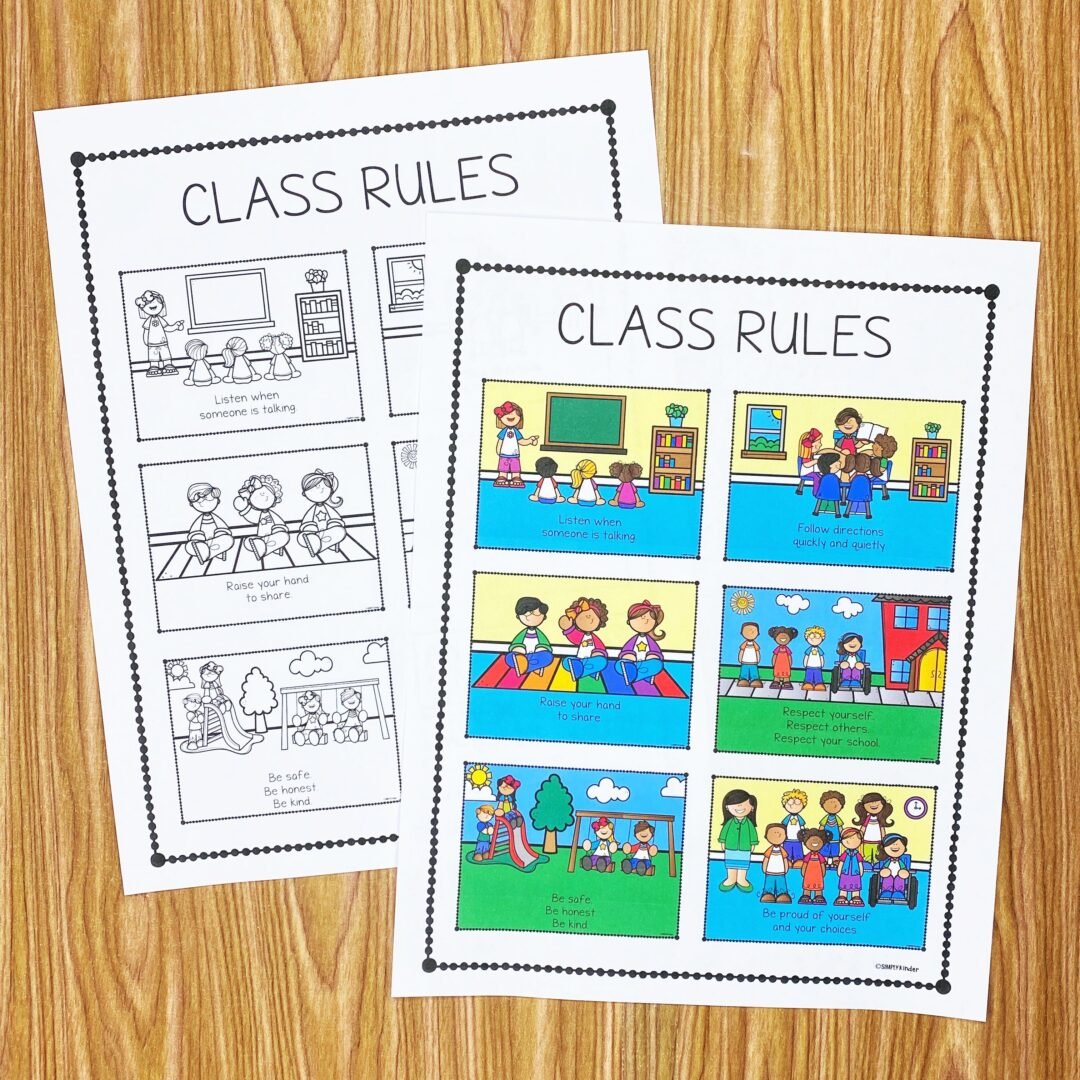 Editable Classroom Rules, Classroom Rules Activities, Class Rules ...
