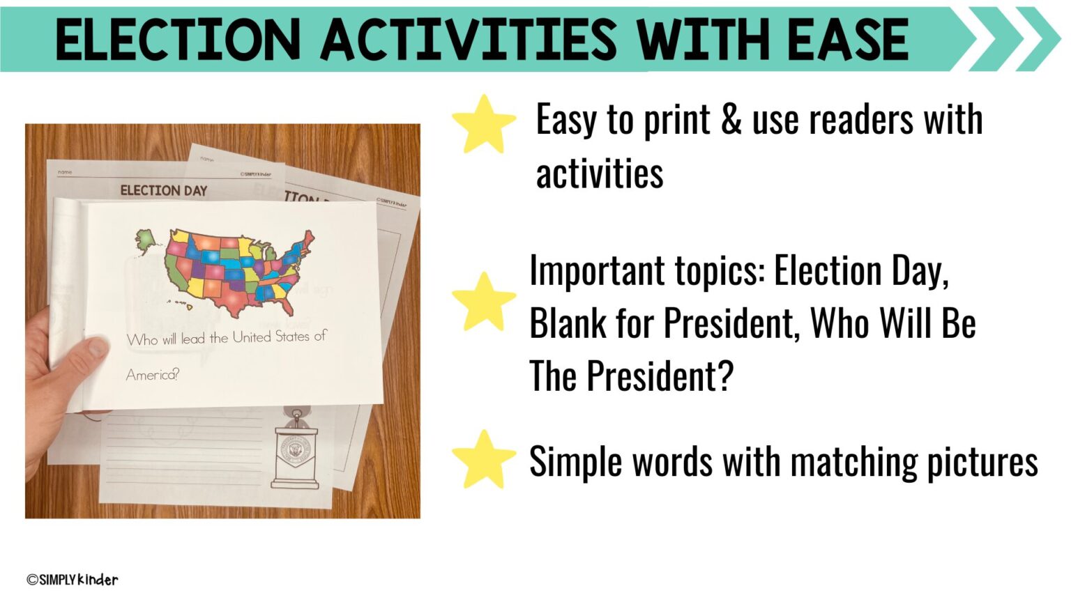 Election 2024, Election Day Activities & Readers, Presidents for ...
