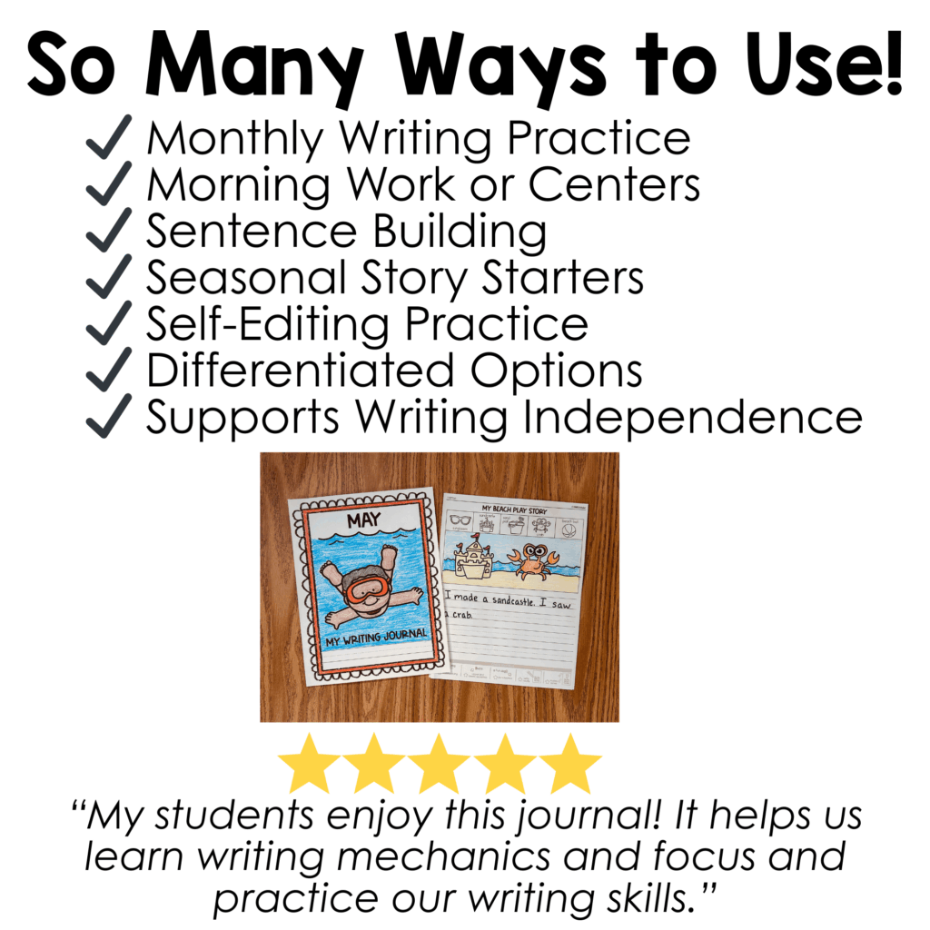 May Writing Prompts, Kindergarten, 1st & 2nd Grade, Vocabulary ...