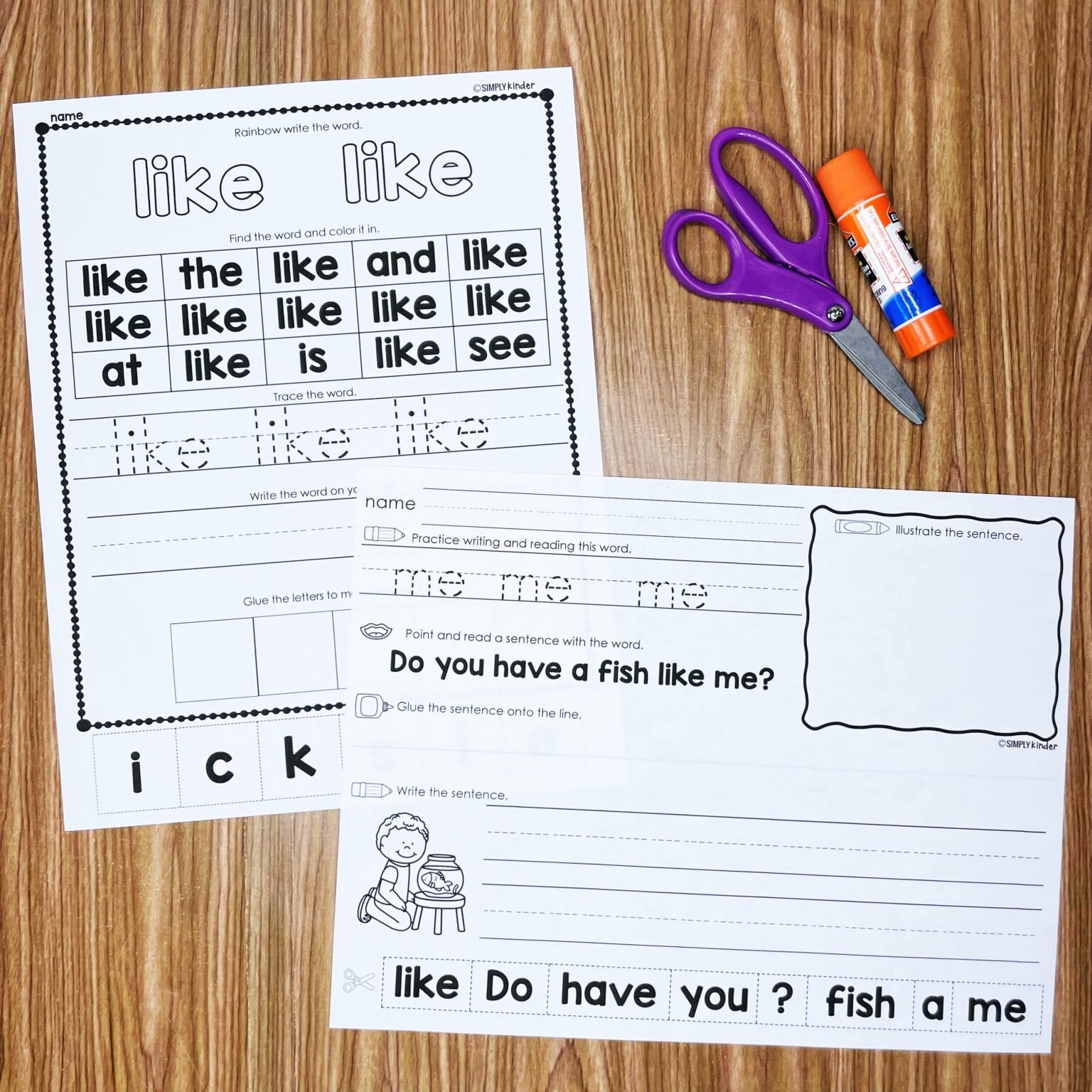 Kindergarten Sight Word Books (Endless) : Sight Words Kindergarten ...