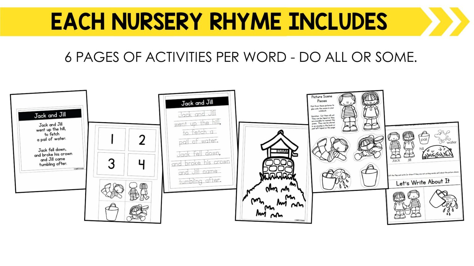 Nursery Rhyme Interactive Notebook - Simply Kinder