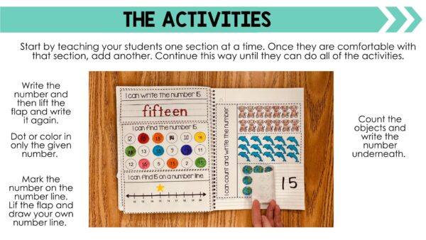 Counting Teens Interactive Notebook - Simply Kinder