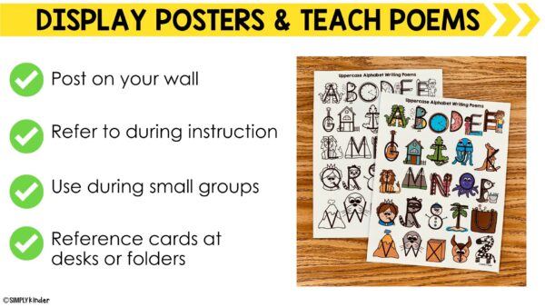 Alphabet Poems & Posters, Alphabet Formation Worksheets, Writing ...