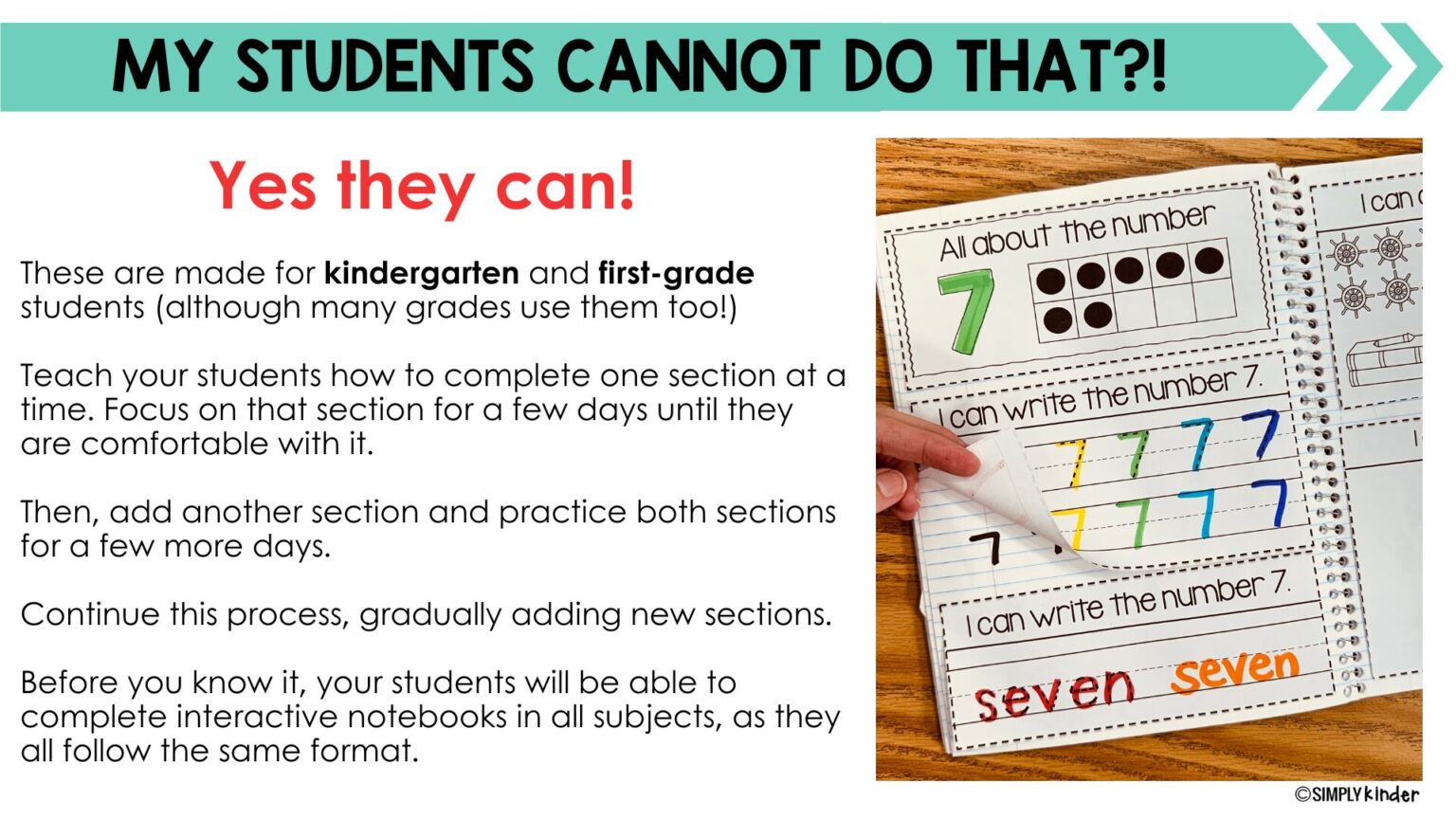 How To Use Interactive Notebooks in Kindergarten - Simply Kinder