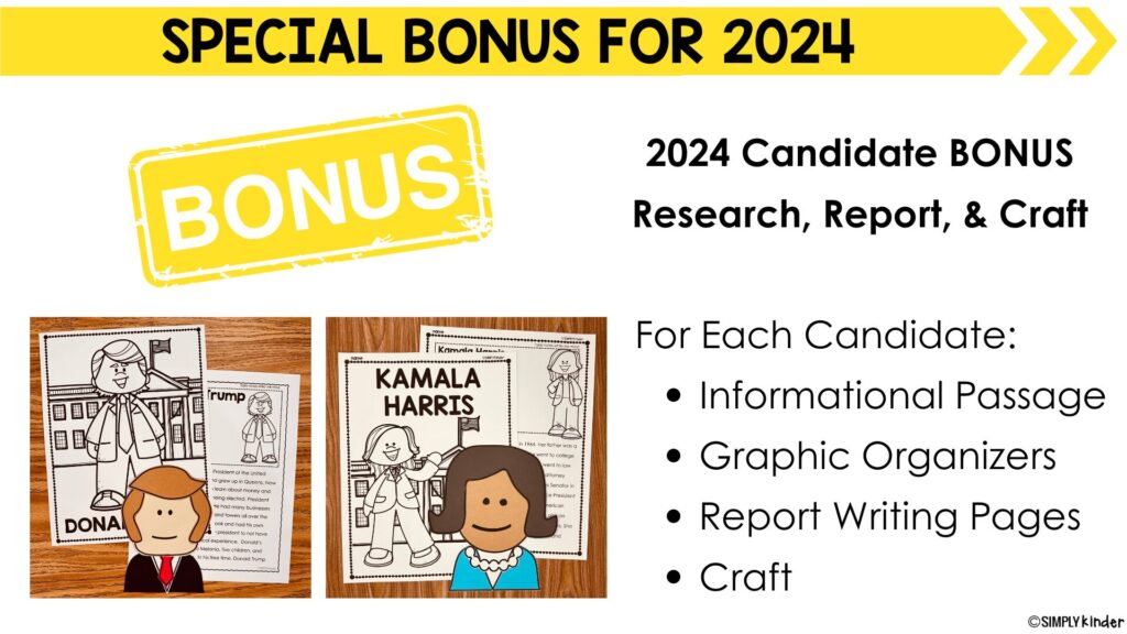 Election Activities For Kindergarten - Election Day - Simply Kinder