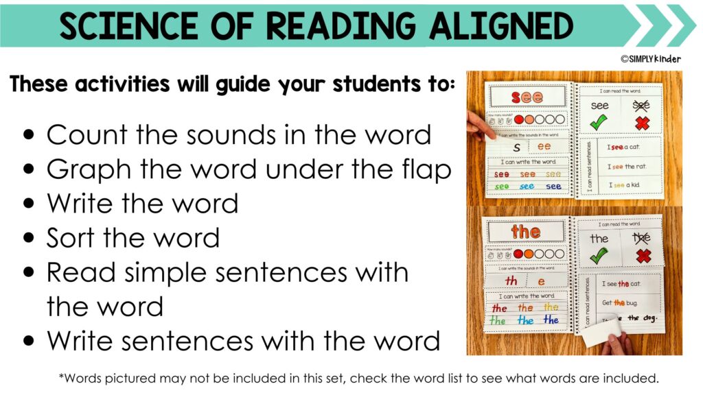 Sight Word Interactive Notebooks - Fry 101-150 - Simply Kinder