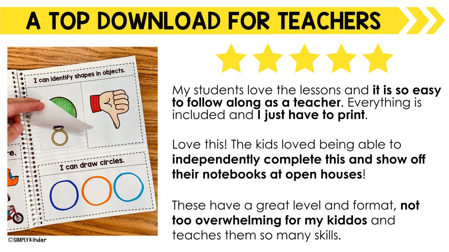 How To Use Interactive Notebooks in Kindergarten - Simply Kinder