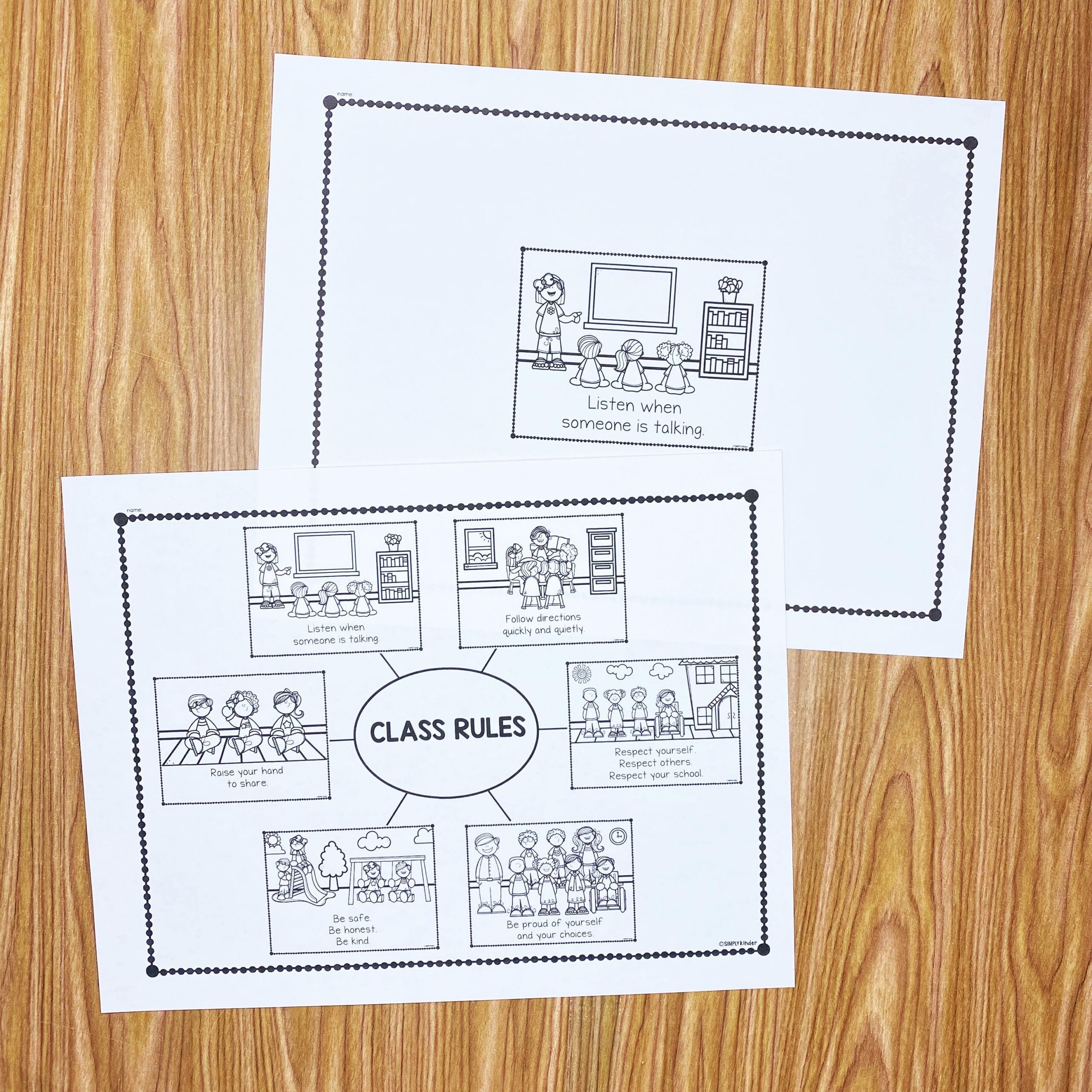 Editable Classroom Rules, Classroom Rules Activities, Class Rules ...