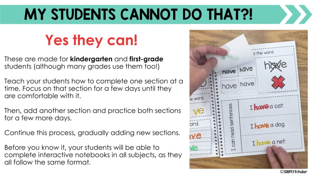 Primer Interactive Notebooks - Simply Kinder