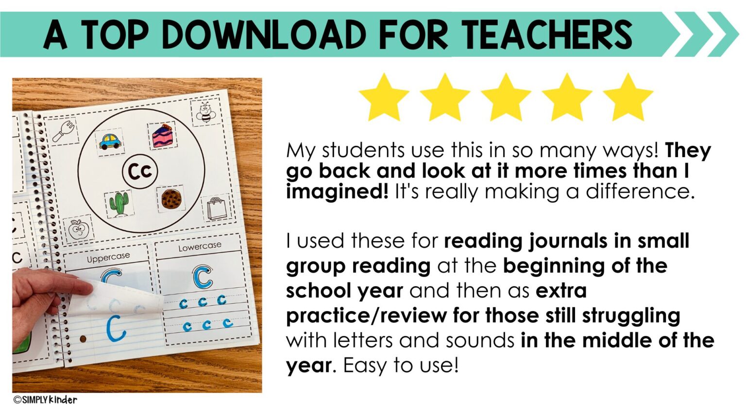 Alphabet Interactive Notebook Activities for Kindergarten & Preschool ...