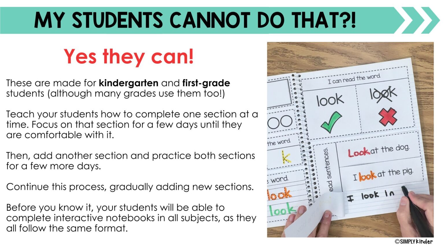 Sight Word Interactive Notebook - Fry 51-100 - Simply Kinder