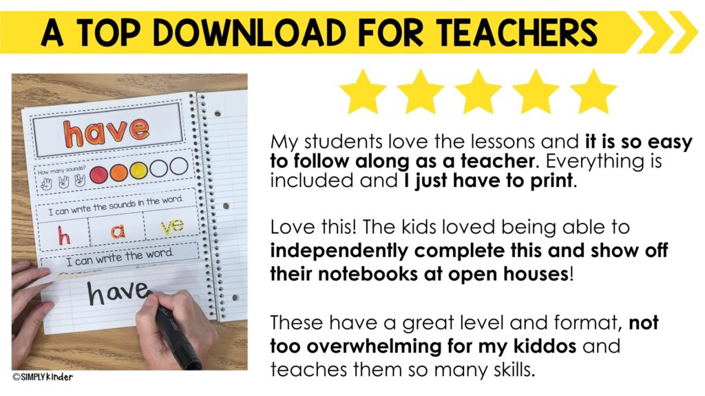Primer Interactive Notebooks - Simply Kinder