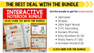CVC Words Interactive Notebook - Simply Kinder