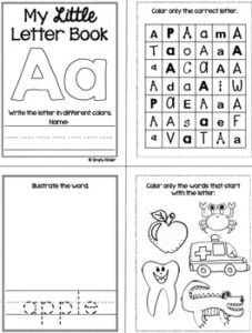 Alphabet Books - Little Letter Books - Simply Kinder