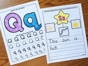 Alphabet Letter Crafts & Letter Printables Notebooks Activities for ...