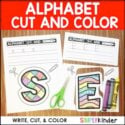 Alphabet Cut and Color - Simply Kinder