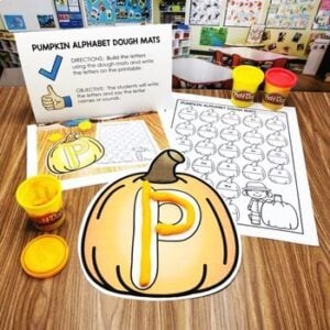 Alphabet Playdough Mats - Kindergarten Center - Simply Centers - Simply ...