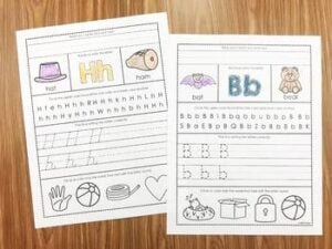 Alphabet Printables - Alphabet Practice Pages - Simply Kinder