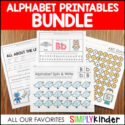 Alphabet Printables Bundle - Simply Kinder