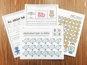 Alphabet Printables Bundle - Simply Kinder