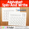 Alphabet Spin & Write - Simply Kinder