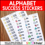 Alphabet Success Stickers - Simply Kinder