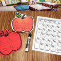Apple Alphabet Writing Cards - Kindergarten Center - Simply Centers ...