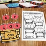 Apple Basket Sight Words - Kindergarten Center - Simply Kinder