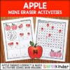 Apple Mini Eraser Activities - Simply Kinder
