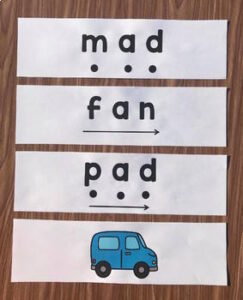 Blending Card Bundle - Short and Long Vowel Blending Cards - Simply Kinder