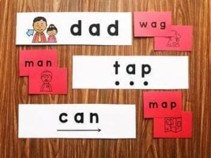 Blending Card Bundle - Short and Long Vowel Blending Cards - Simply Kinder