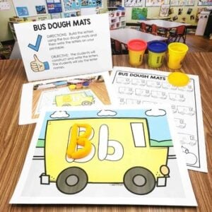 Bus of Initial Sounds - Kindergarten Center - Simply Centers - Simply ...