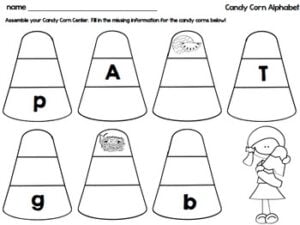 Candy Corn Centers and Games - Simply Kinder