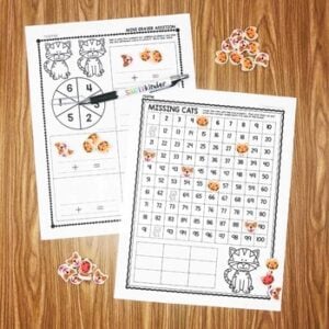 Cat Mini Eraser Activities - Simply Kinder