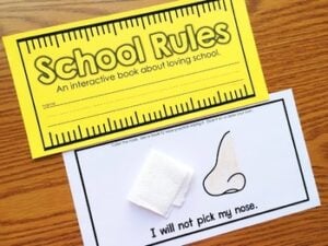 Class Rules Interactive Book - Simply Kinder