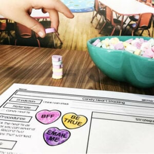 Conversation Hearts Science - Valentine's Day STEM - Simply Kinder