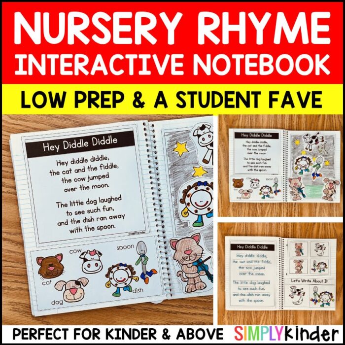 Nursery Rhyme Interactive Notebook - Simply Kinder