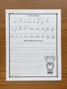 Cursive Handwriting - Simply Kinder