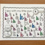 Cursive Writing I Spy - Simply Kinder