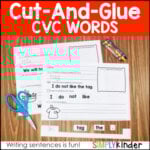 Cut and Glue CVC Sentences - Simply Kinder