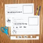 Cut and Glue CVC Sentences - Simply Kinder