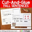 Cut and Glue Sentences - Fall - Simply Kinder